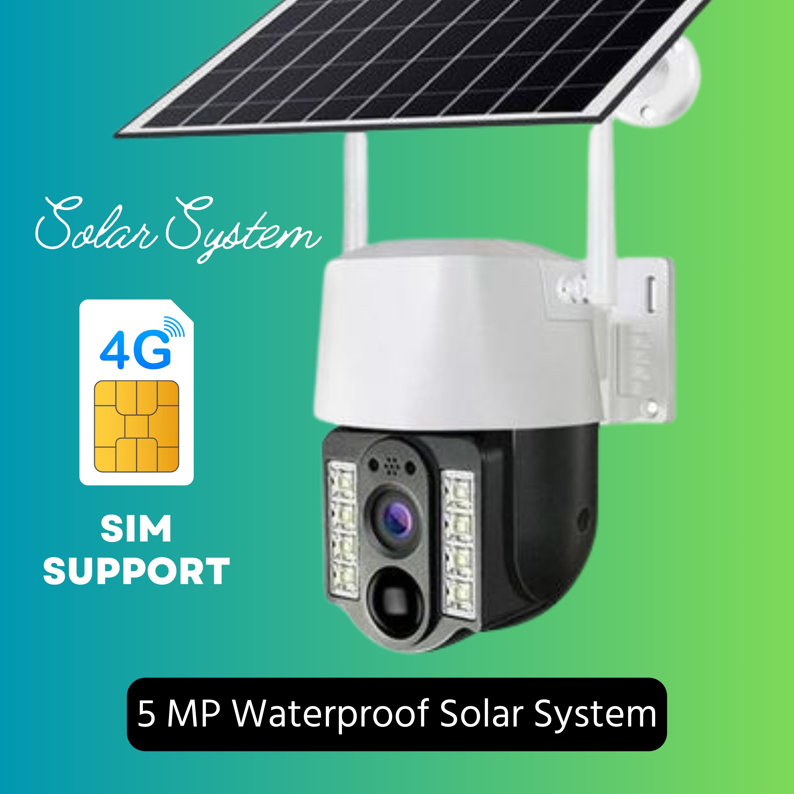 4G SIM Support Solar Camera Battery Powered Motion Detection – CG ...